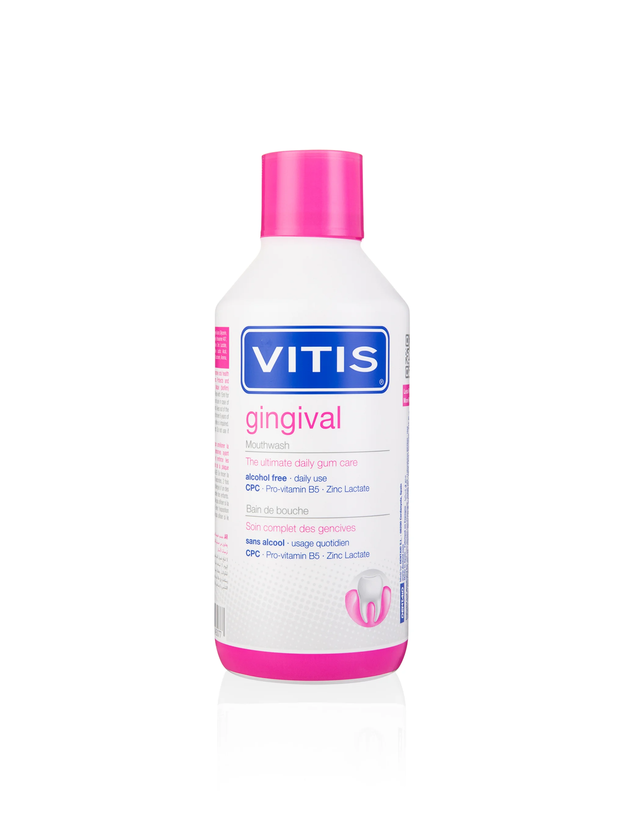 Dentaid Vitis Gingival Mouthwash Daily Gum Care for Healthy Gums - 500ml