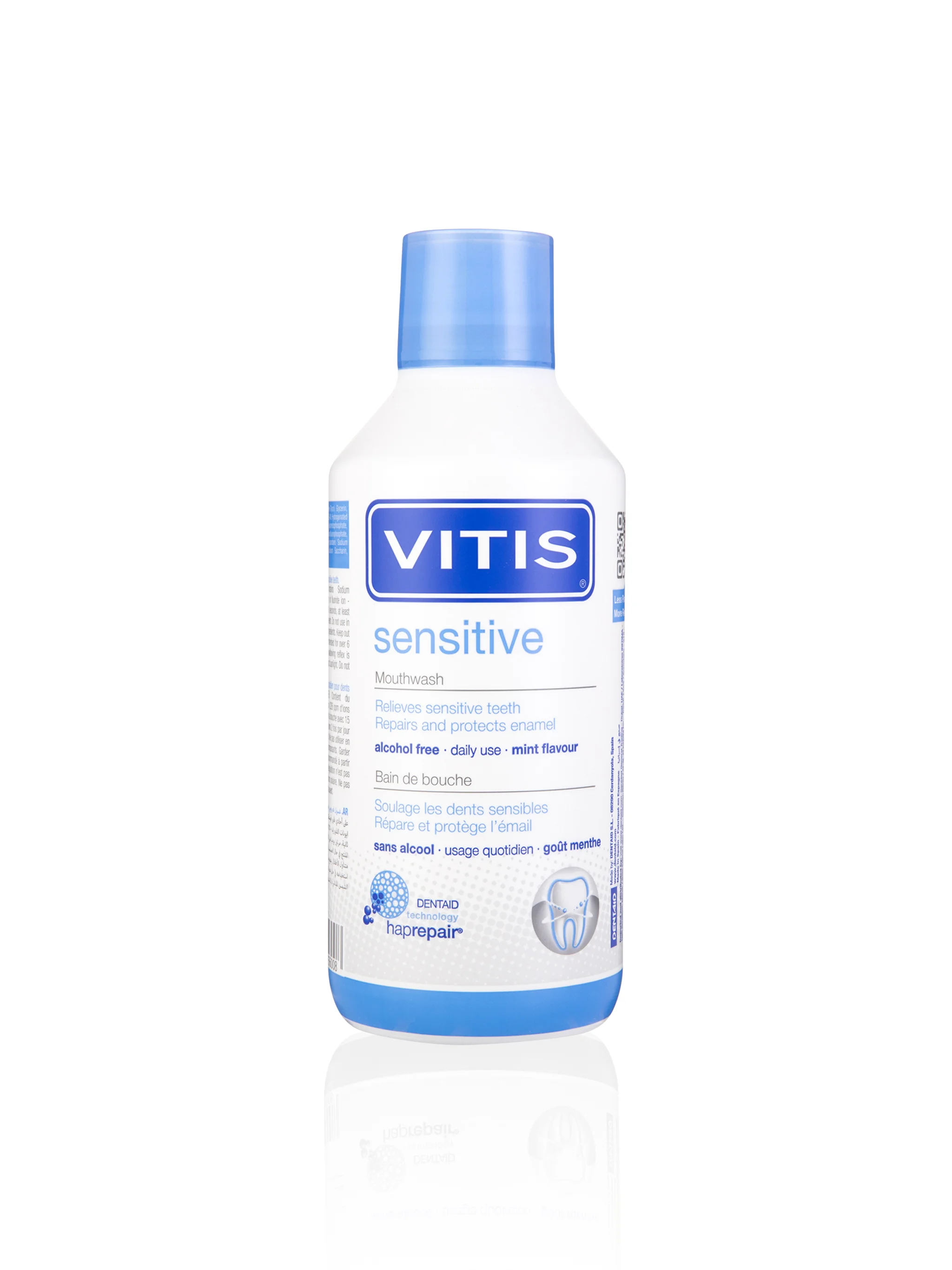 Dentaid Vitis Sensitive Mouthwash Repair and Relieve for Healthy Teeth ...