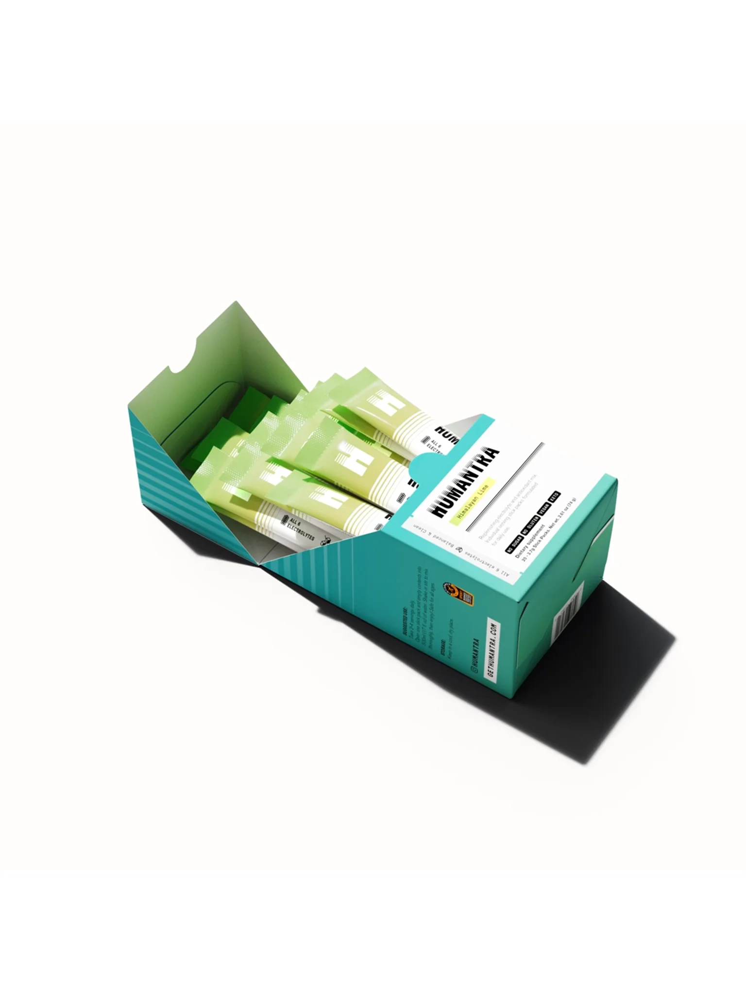 Humantra Plant Based Electrolyte | Sugar-Free Hydration - Himalayan Lime