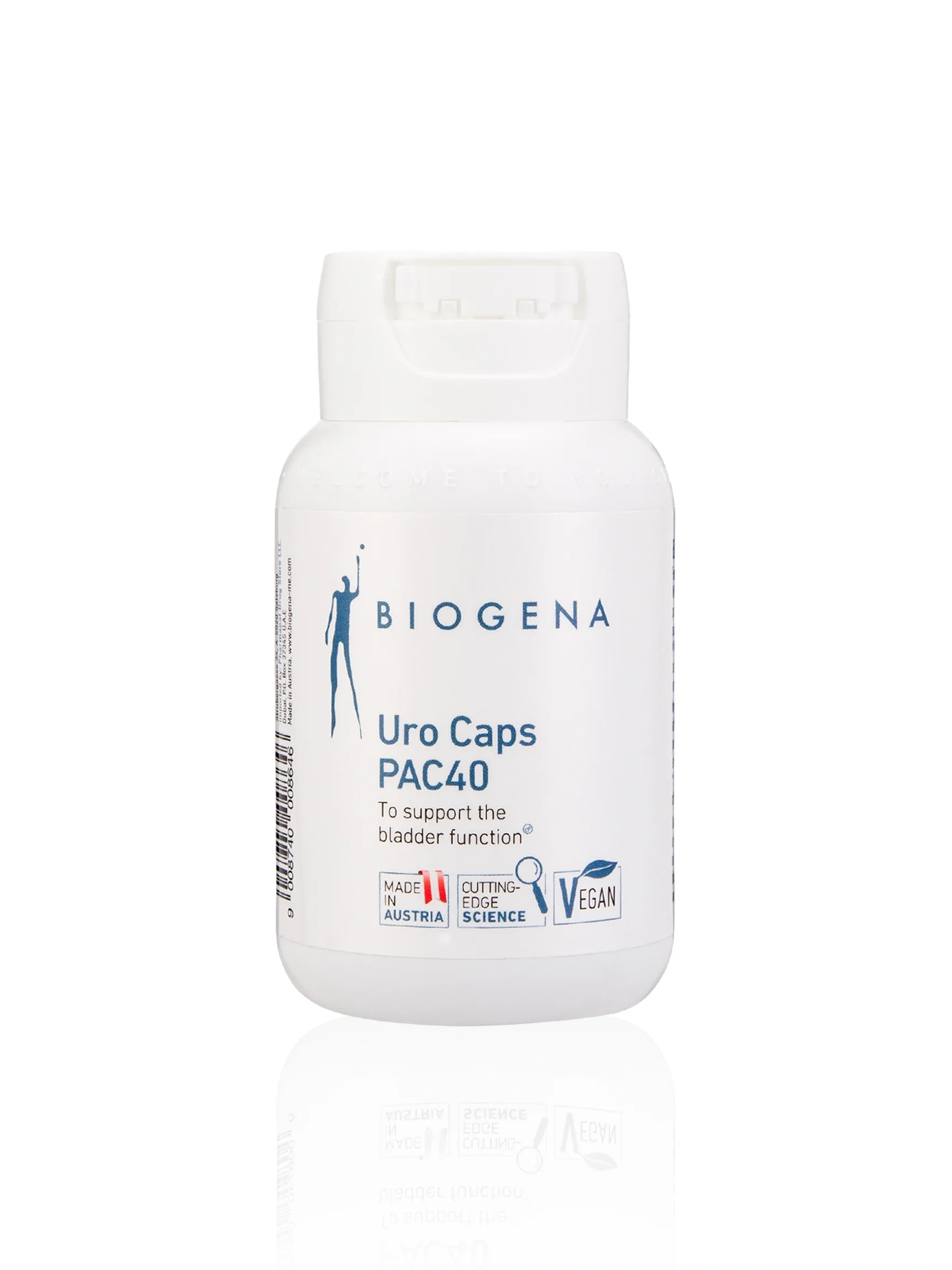 Biogena Uro Caps Pac40 for Optimal Bladder Function Support - 60 Capsules