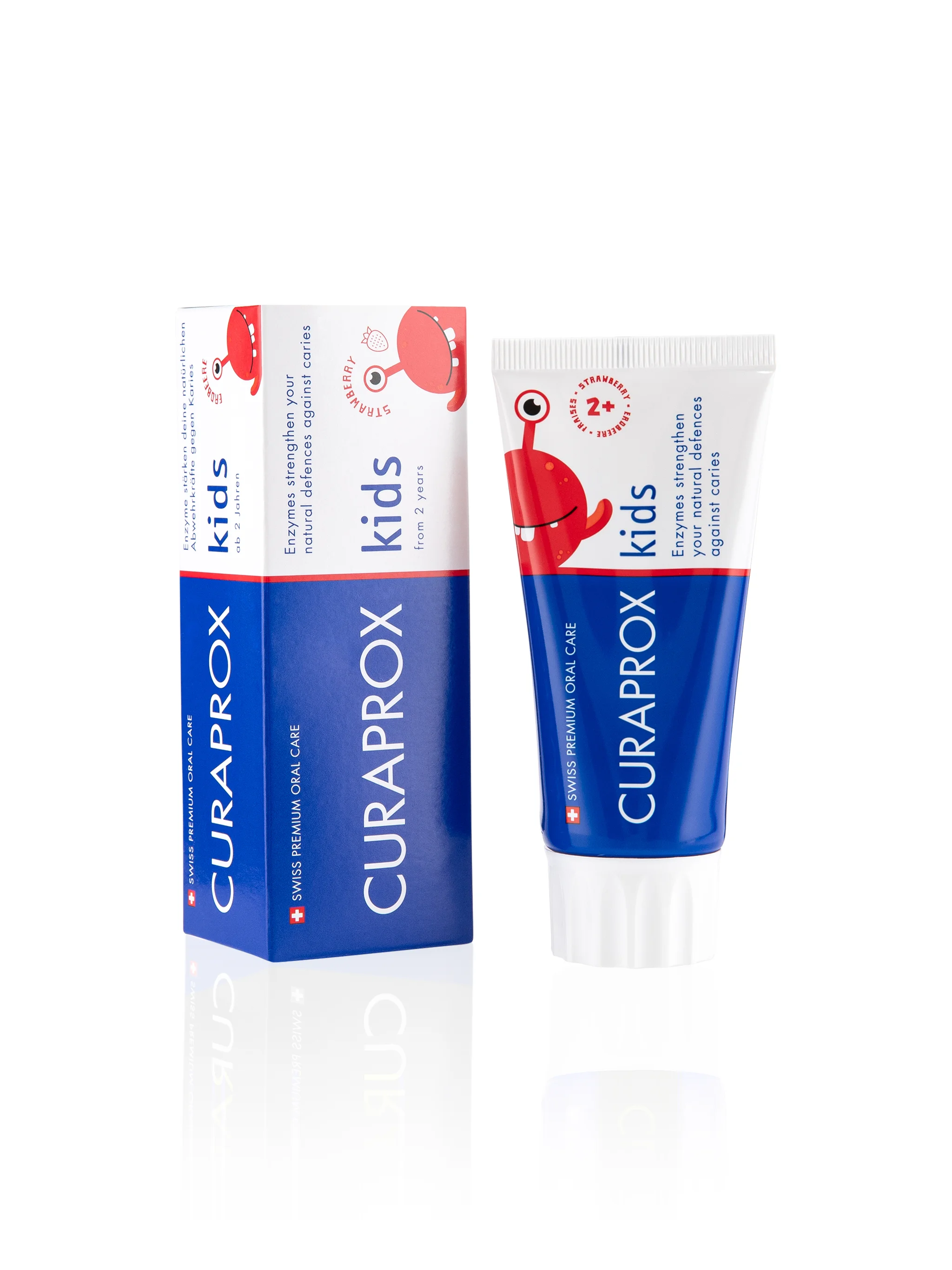 Curaprox Kids Toothpaste 2+ Natural Fluoride Toothpaste for Children ...