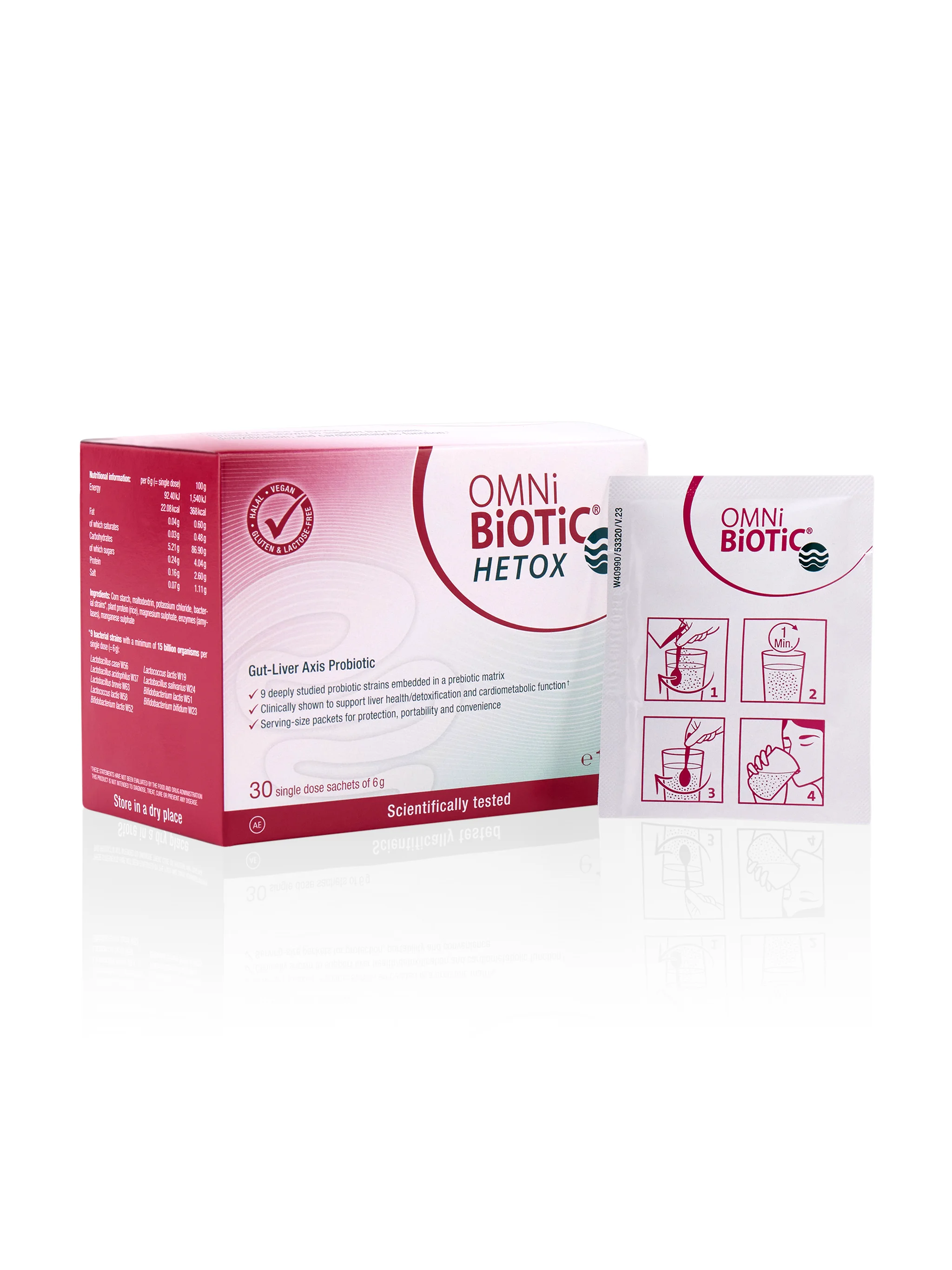 OMNi-BiOTiC® HETOX | Liver Support & Detox Through Gut Health - 30 Sachets