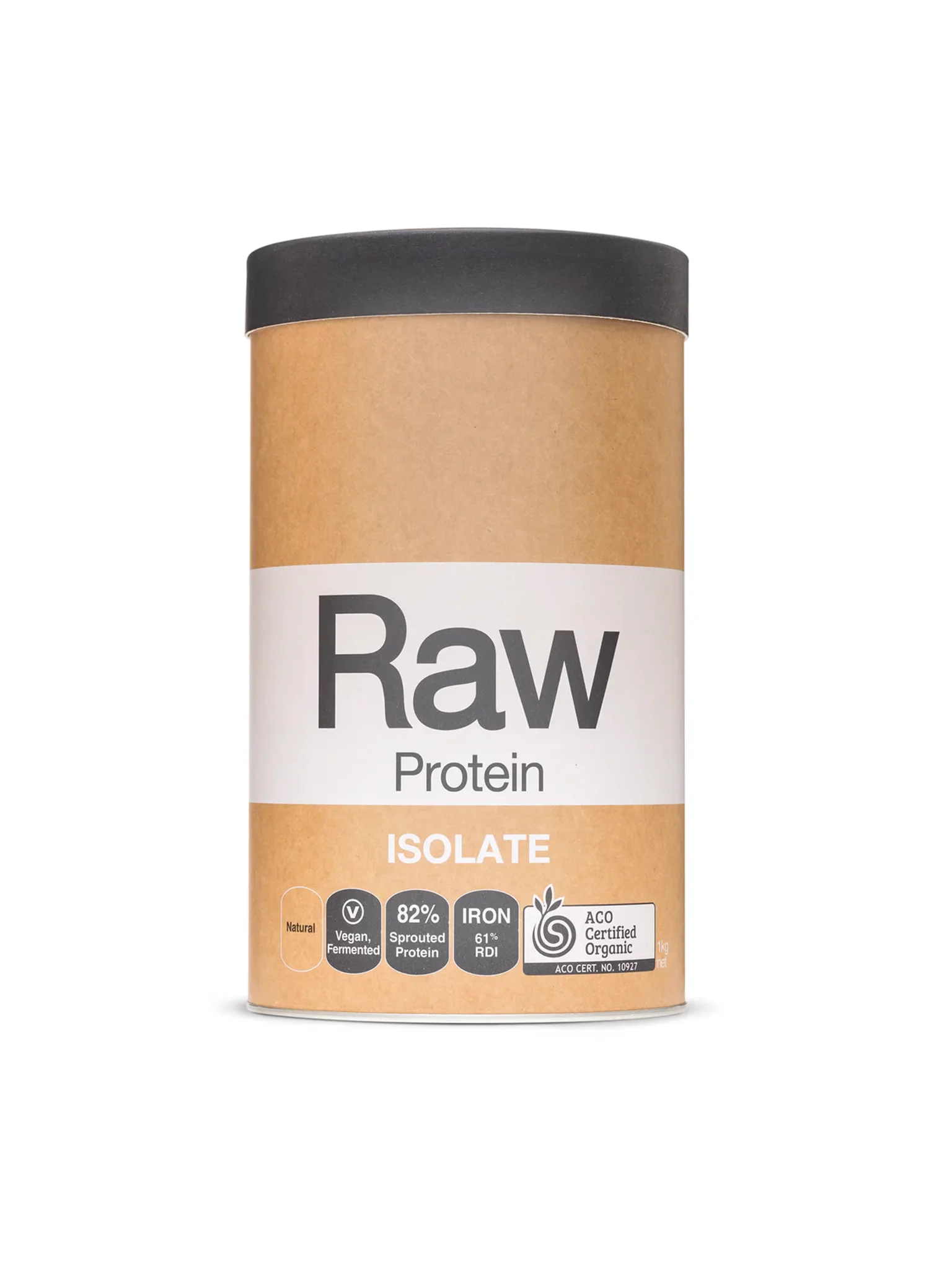 Amazonia Raw Protein Isolate 1kg Organic Plant Based Protein - Natural