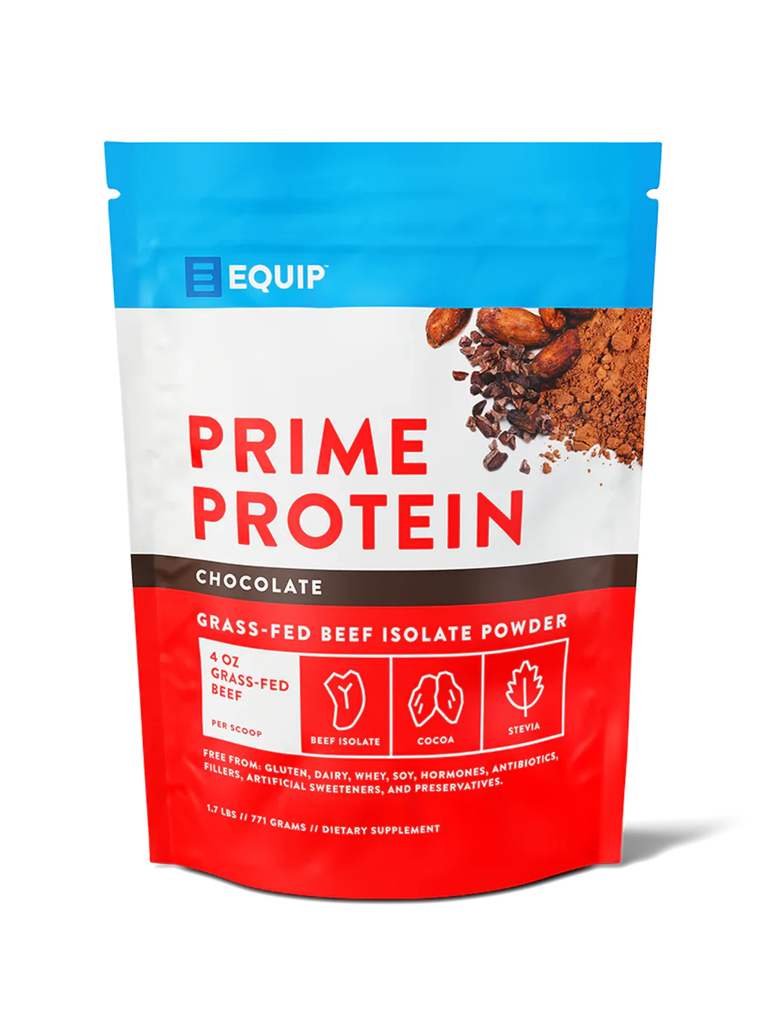 Equip Prime Protein | Grass-Fed Beef Isolate Powder, Clean & Collagen ...