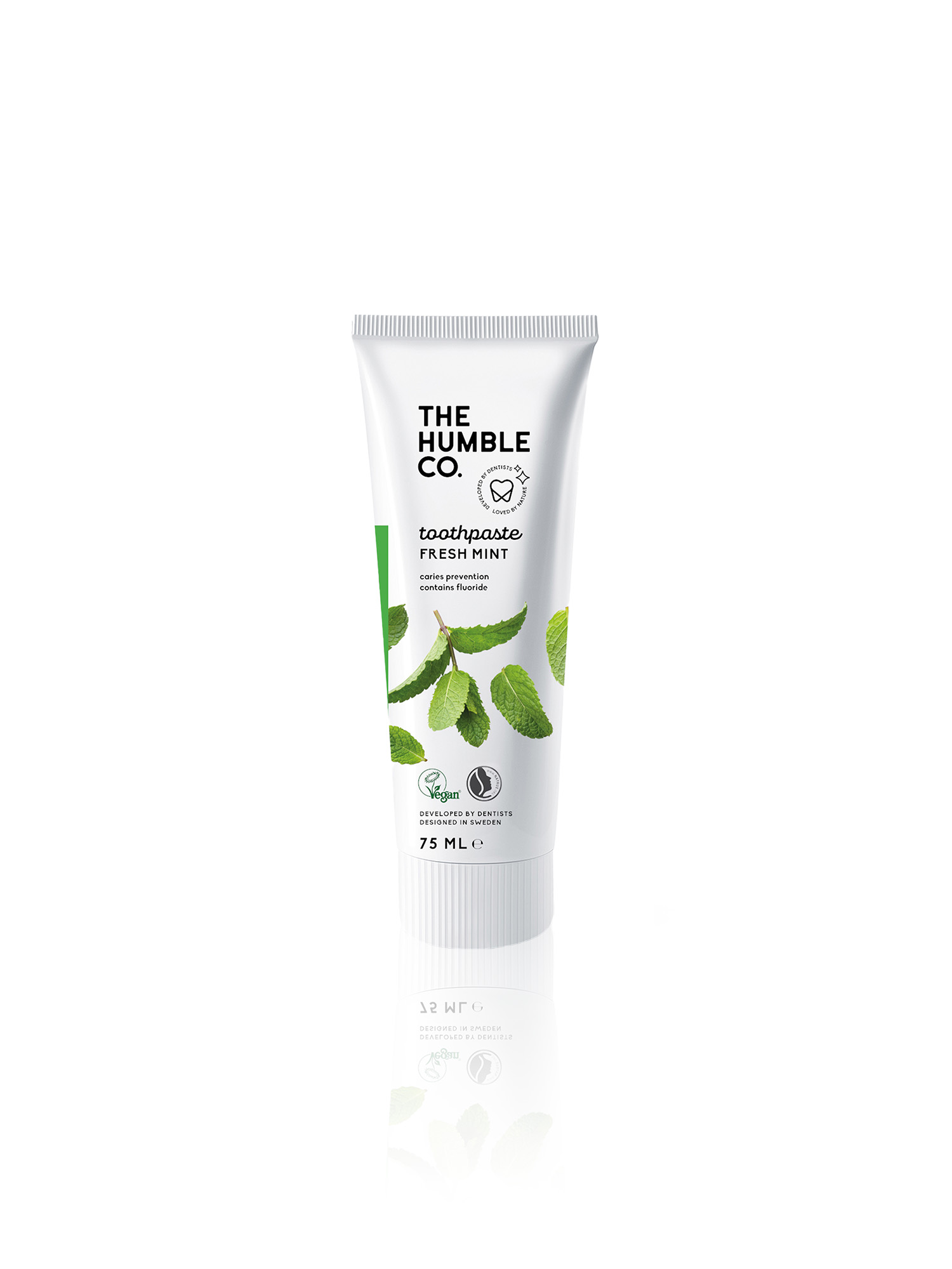 Humble Natural Toothpaste with Fluoride - 75ml Fresh Mint