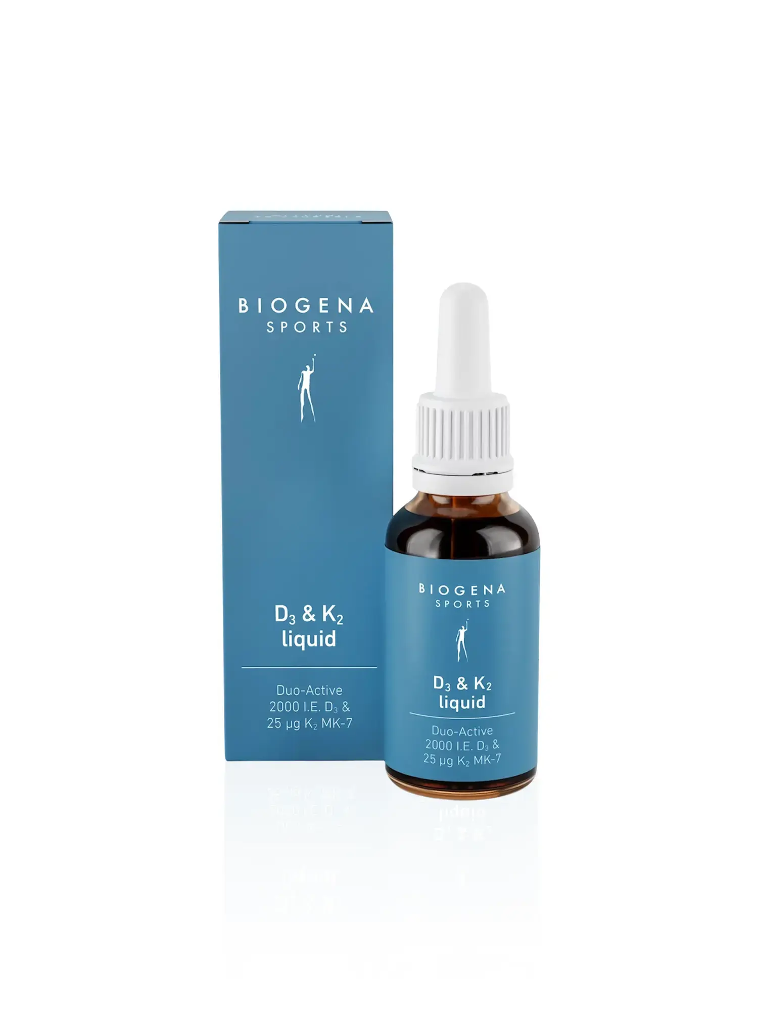 BIOGENA SPORTS D3 & K2 | Bone & Immune Support for Athletes - 22.5 ml ...